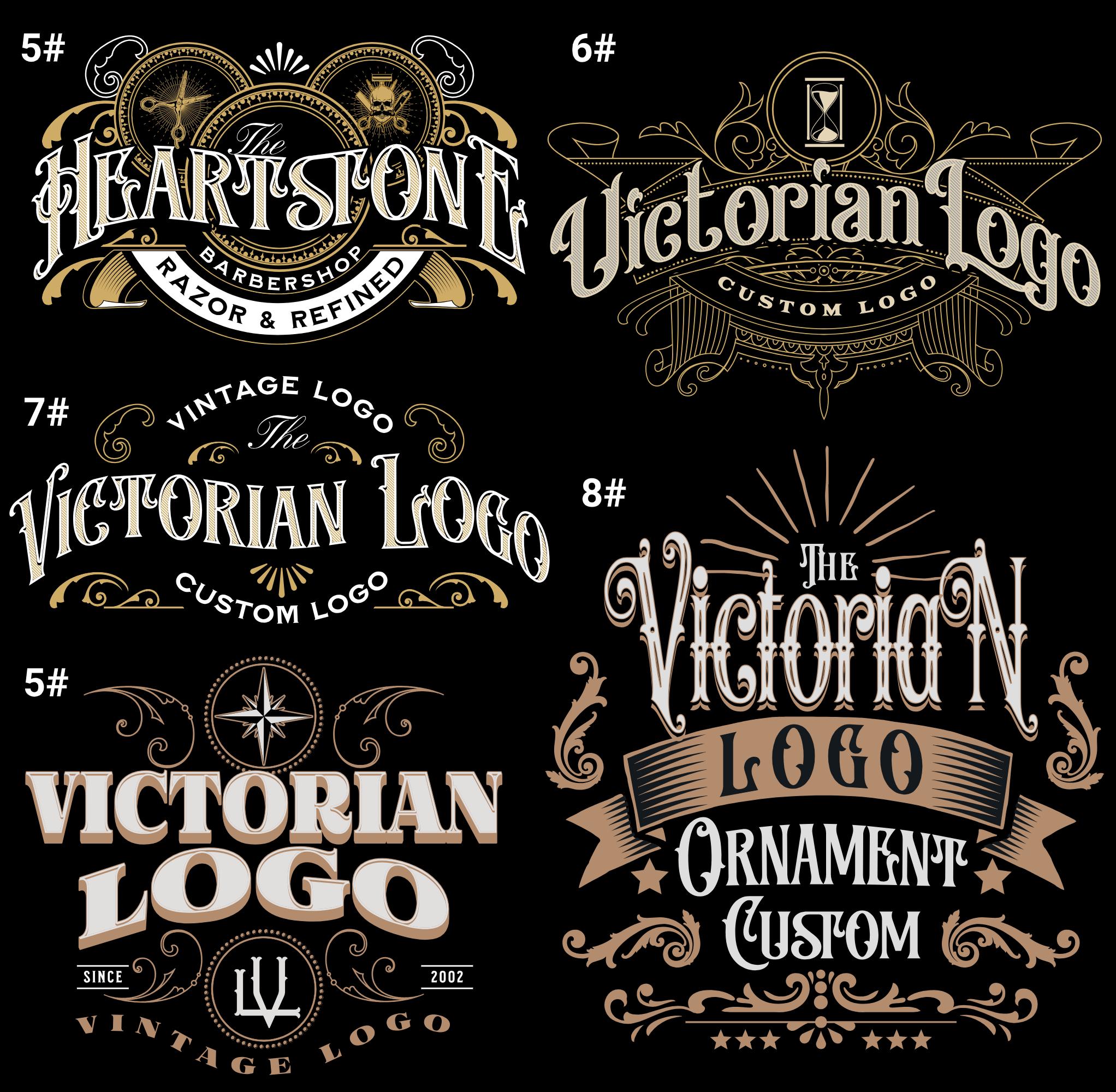 Custom Logo Designs | Professional Logo Designer | Victorian Style Logo ...