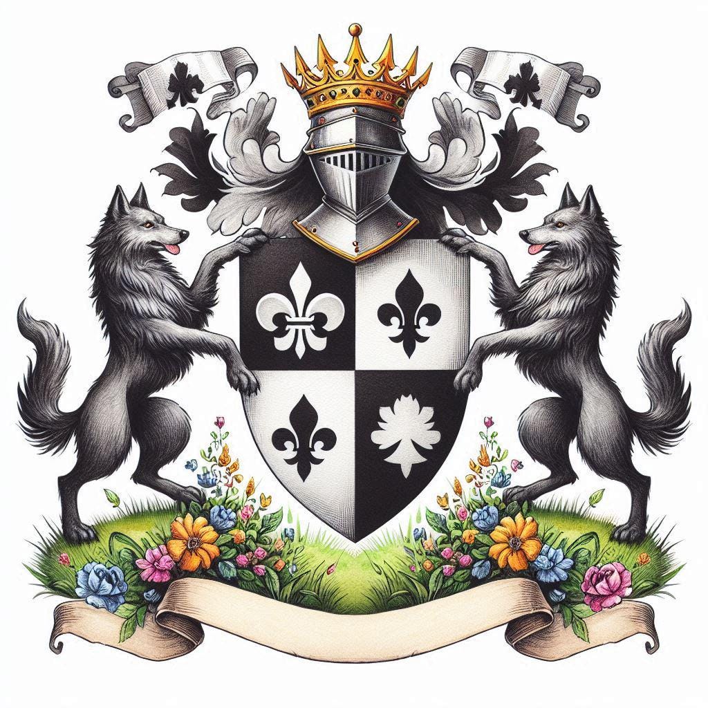 Personalized Family Crest Art,custom Heraldic Emblem,unique Coat of ...