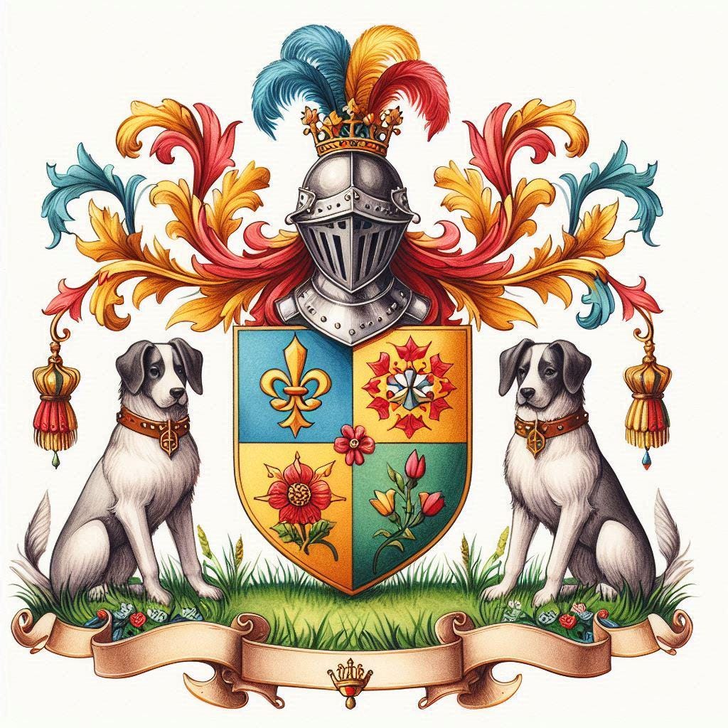 Personalized Family Crest Art,custom Heraldic Emblem,unique Coat of ...