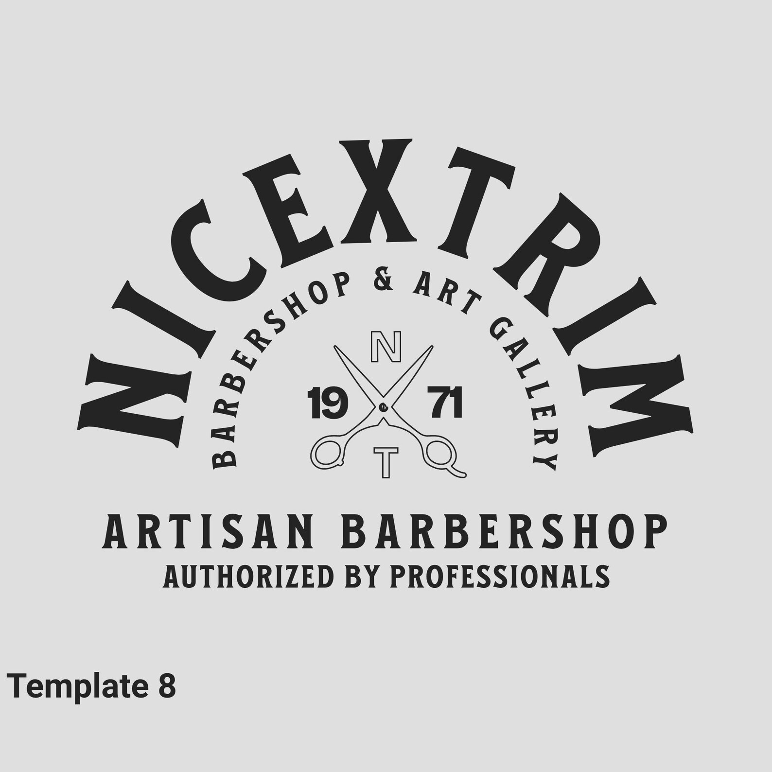 Custom Victorian Barber Logo Design, Vintage Studio - Etsy
