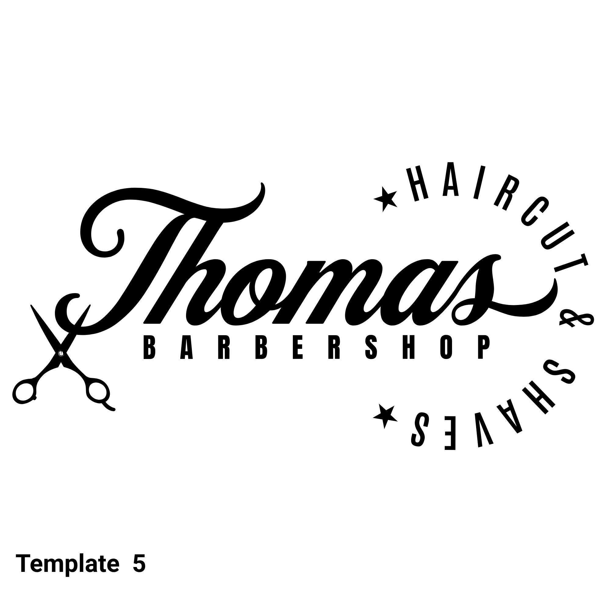 Custom Victorian Logo Studio,victorian Vintage Barber Design, Hair ...
