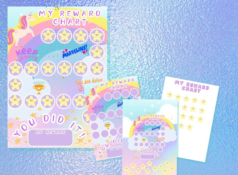Unicorn Reward Chart - Etsy