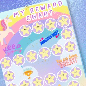 Unicorn Reward Chart - Etsy
