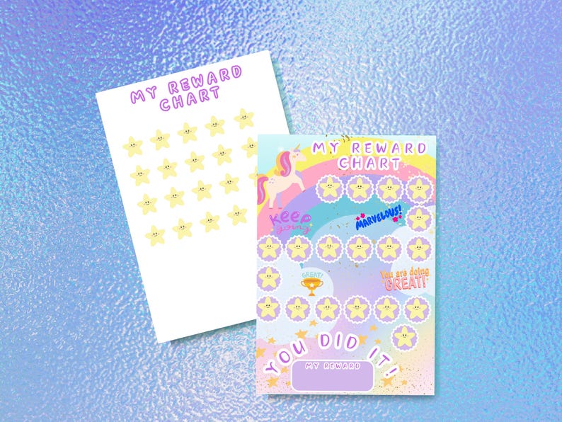 Unicorn Reward Chart - Etsy