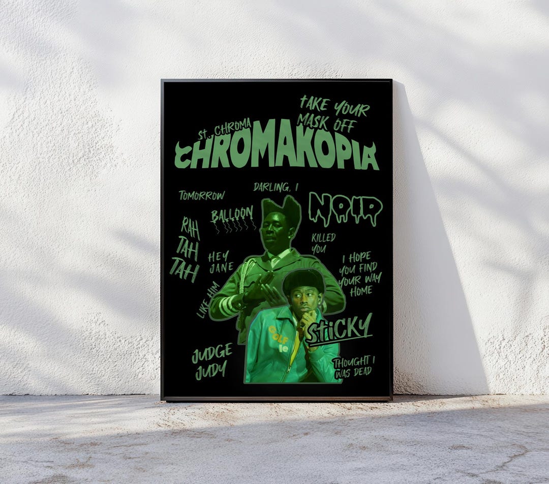 Poster Musicale Tyler the Creator, Chromakopia Album / Hip Hop / Mc ...