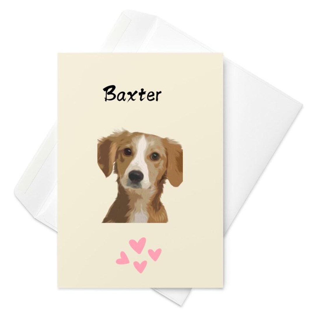 Custom Dog Cards| Pet Loss Card | Dog Sympathy Card | Custom Dog Cards ...