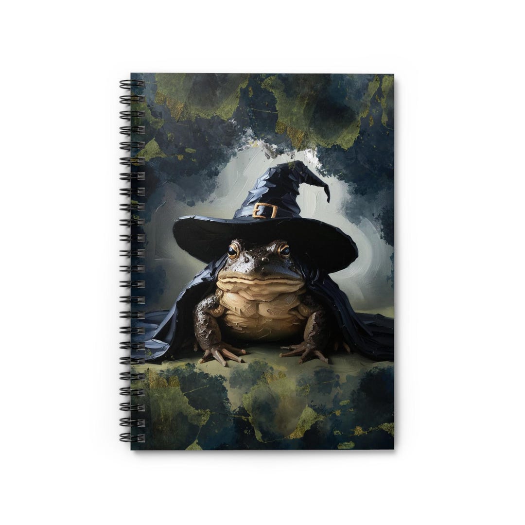 Whimsical Wizard Frog Notebook - Perfect for Kids, Students & Writers ...