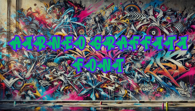 31 Graffiti Font Bundle Ultimate Collection of Urban Street Art Fonts ...