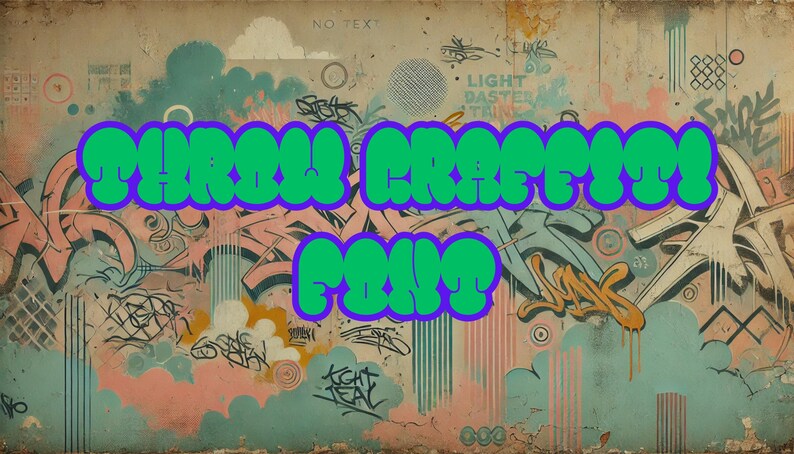31 Graffiti Font Bundle Ultimate Collection of Urban Street Art Fonts ...