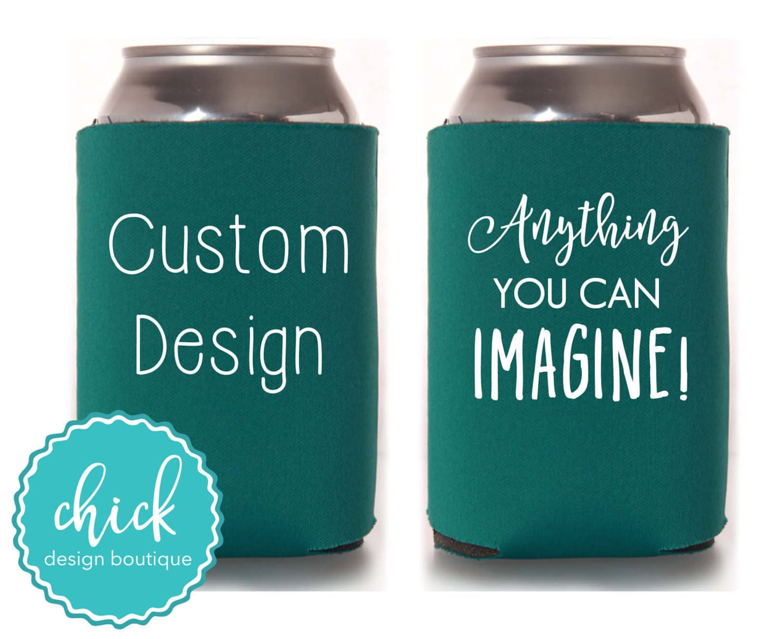 Create Your Own Custom Can Coolie, Wedding Favors Fun Wedding Party ...