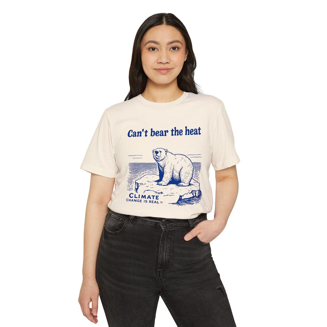 Polar Bear Shirt | Recycled Organic Shirt | Climate Change Awareness ...