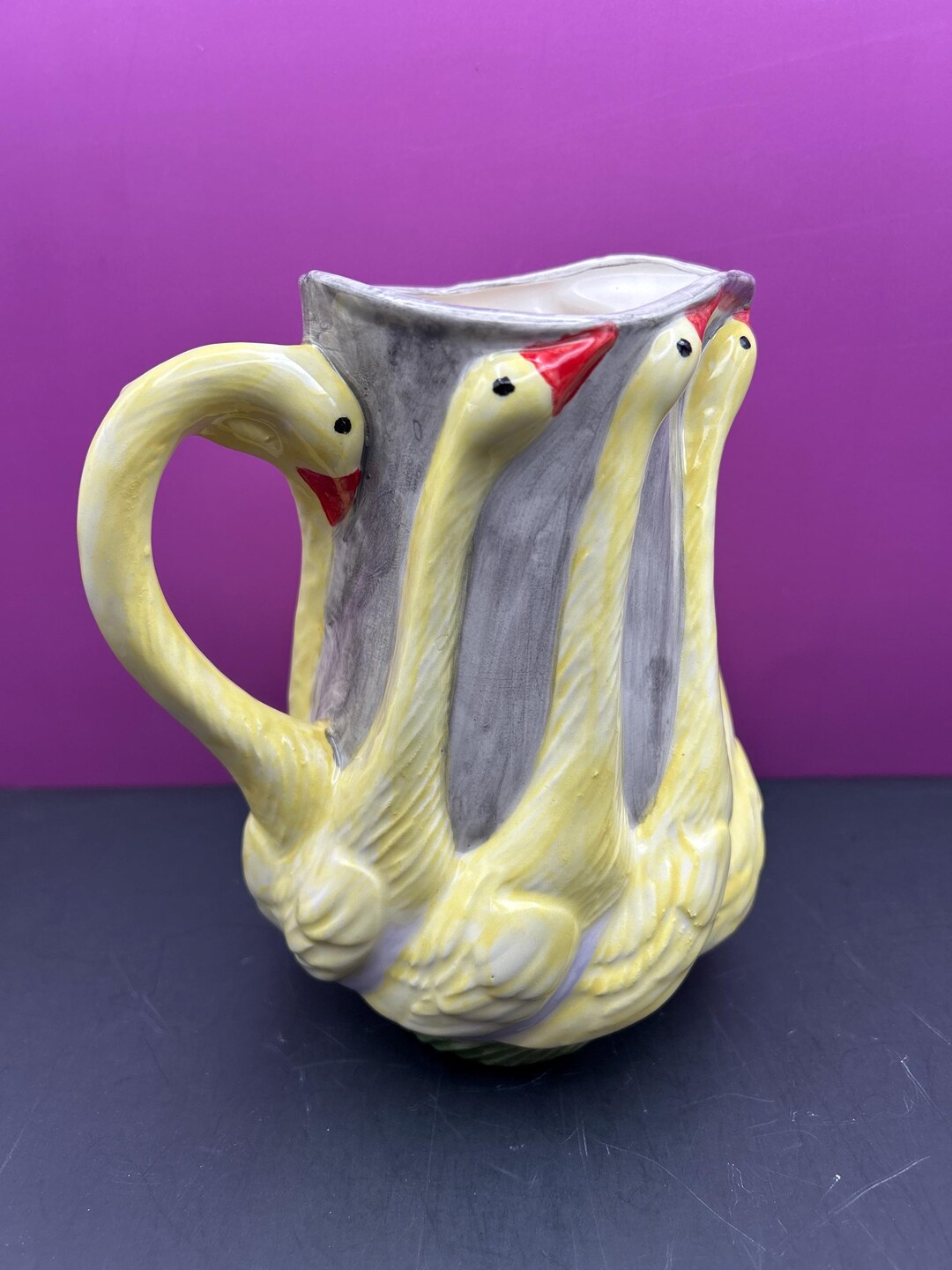 Gaggle of Goose Pitcher - Etsy