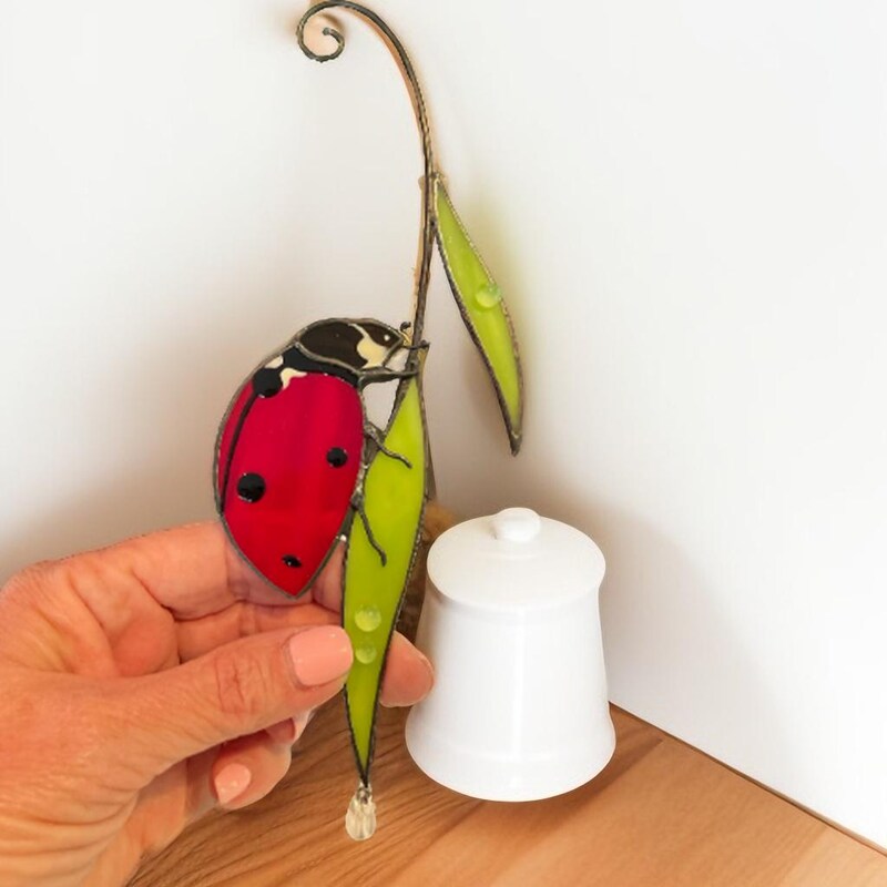 Ladybug Suncatcher - Etsy