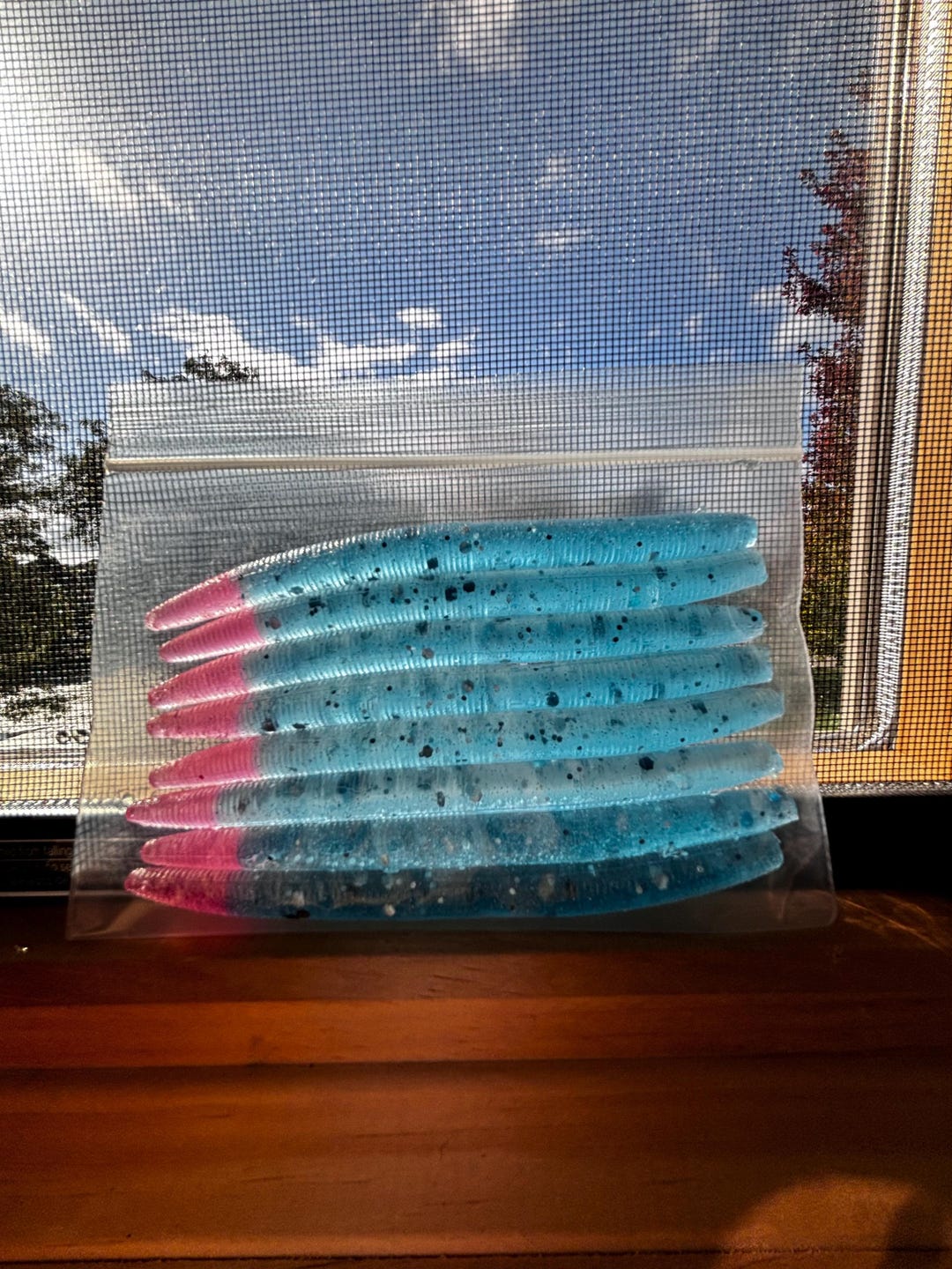 5" Starlight Senkos, 8 Pack, Soft Plastic Bait, Bass Fishing - Etsy