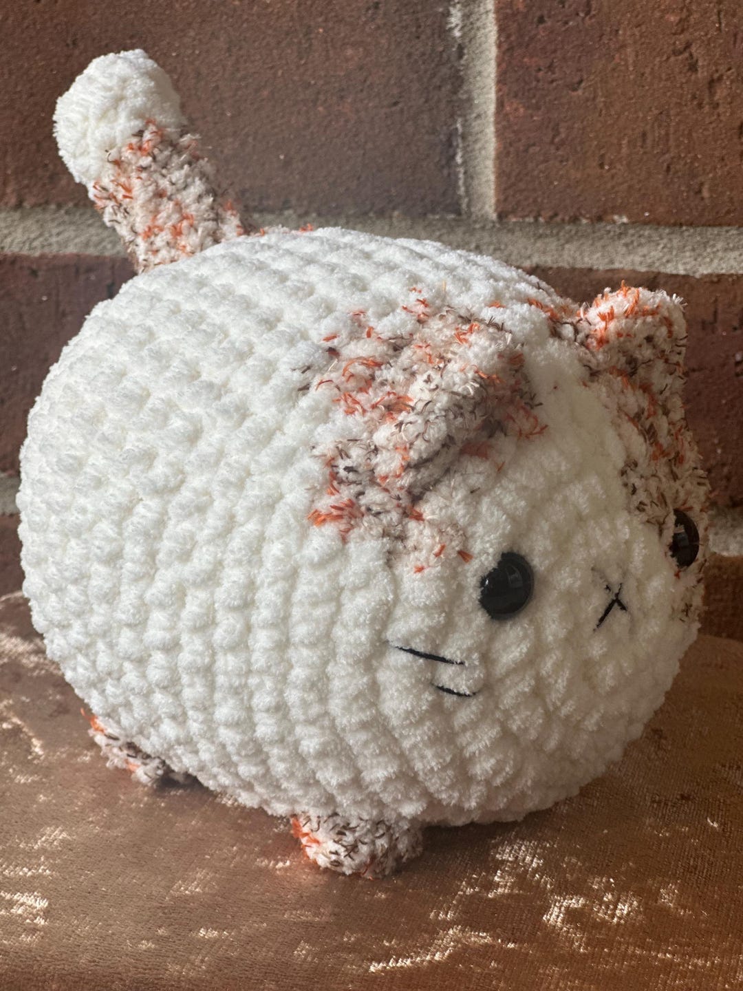 Large Crochet Loaf Cat | Handmade Amigurumi Cat Plushie | Stuffed ...