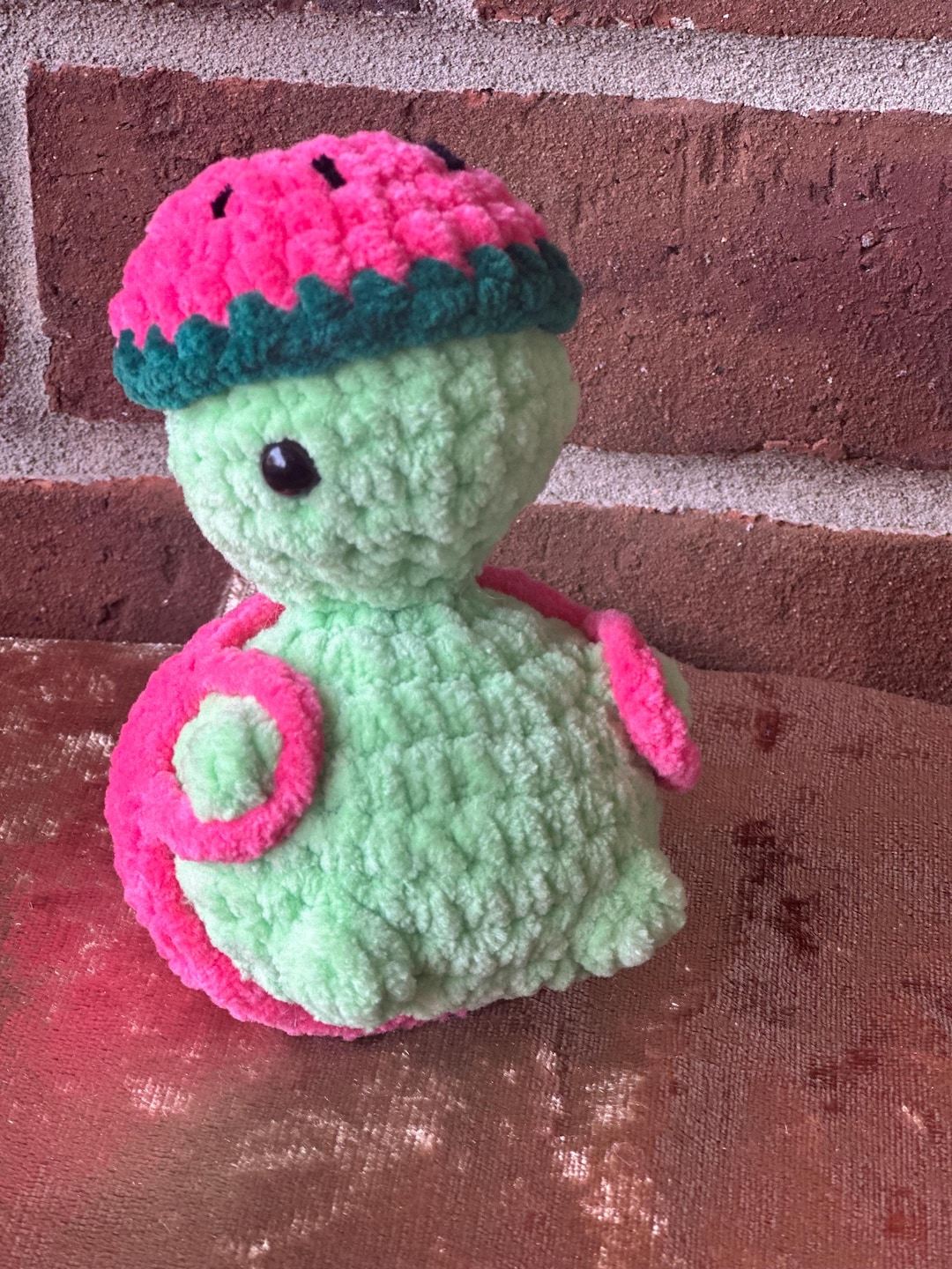 Crochet Cheeky Turtle | Handmade Amigurumi Turtle Plushie | Stuffed ...