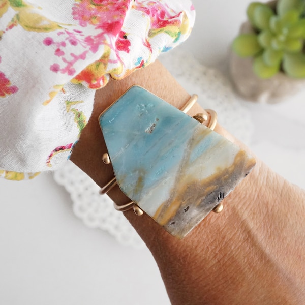 Large Stone Bracelet - Etsy