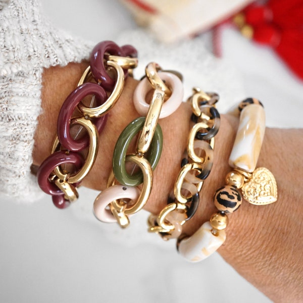 Acrylic Bracelet - Etsy