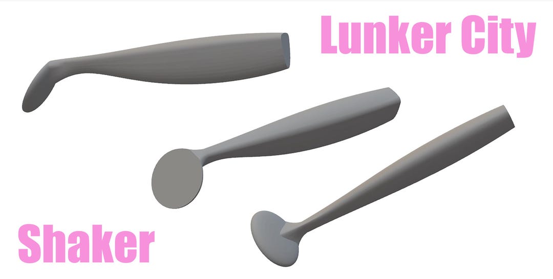 Digital File: Lunker City Shaker 3D STL File, File for CNC and 3D ...