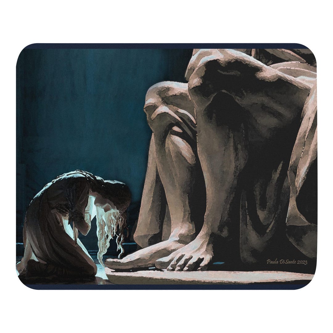 Pleading at the Feet of Doom - Mouse Pad - Tolkien Inspired Art - Etsy