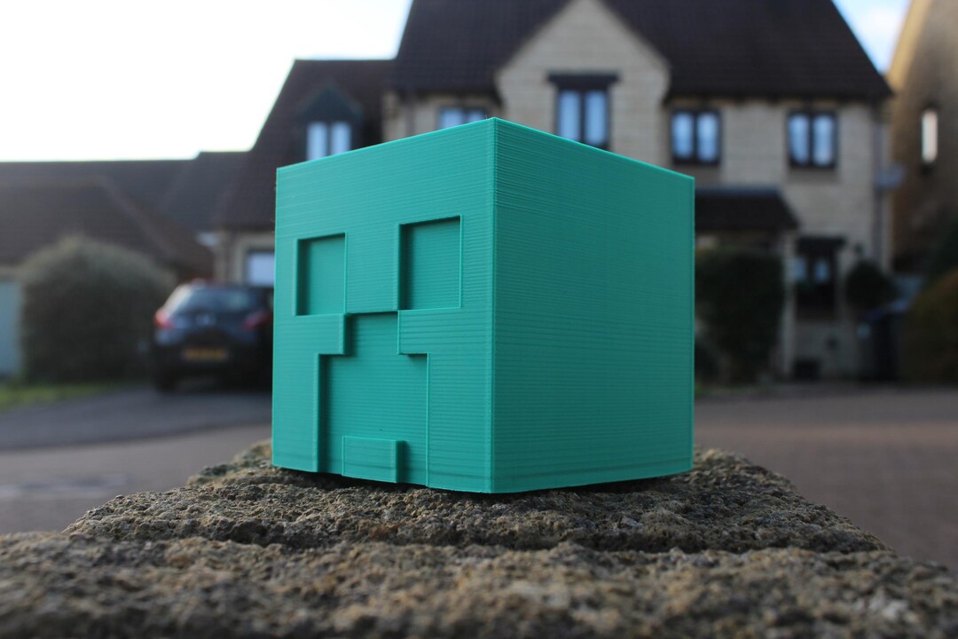 Minecraft Creeper Plant Pot - Etsy