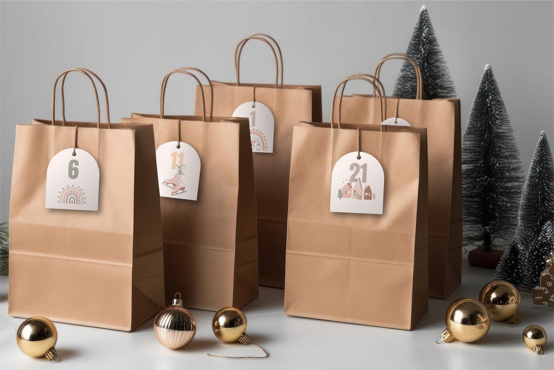 DIY Advent | Printable Advent Calendar | Boho Christmas Countdown | DIY ...