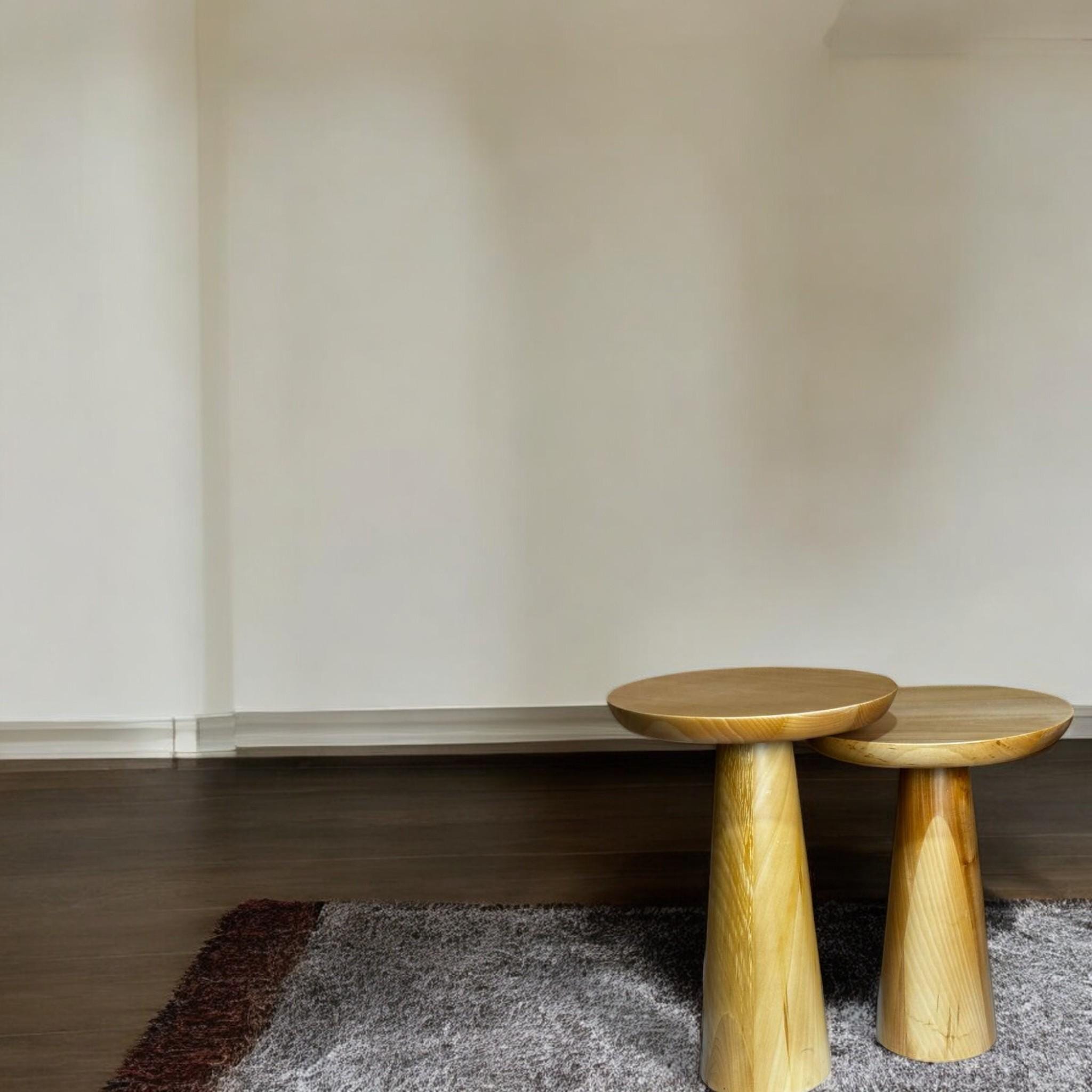 Mushroom Coffee Table- Modern Coffee Table - Mushroom Side Table- Round ...