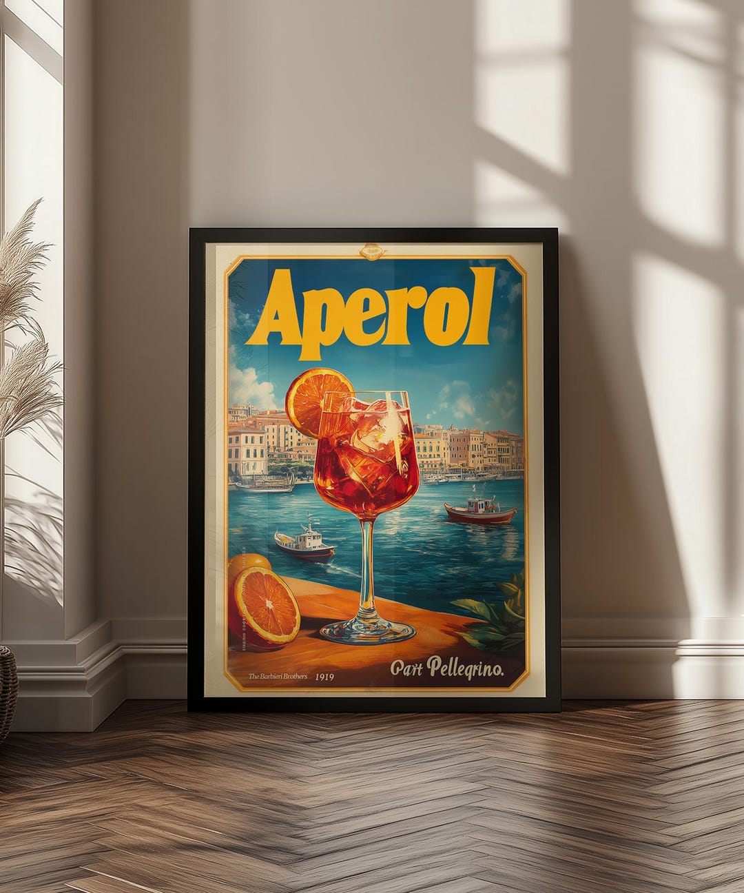 Aperol Spritz Print Signature Drink Sign Cocktail Art Kitchen Wall ...
