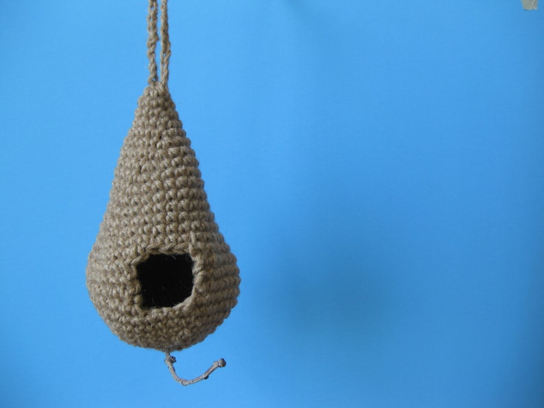 Teardrop Birdhouse Crochet Pattern - Etsy