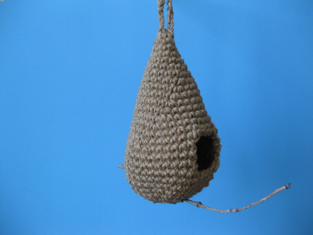 Teardrop Birdhouse Crochet Pattern - Etsy