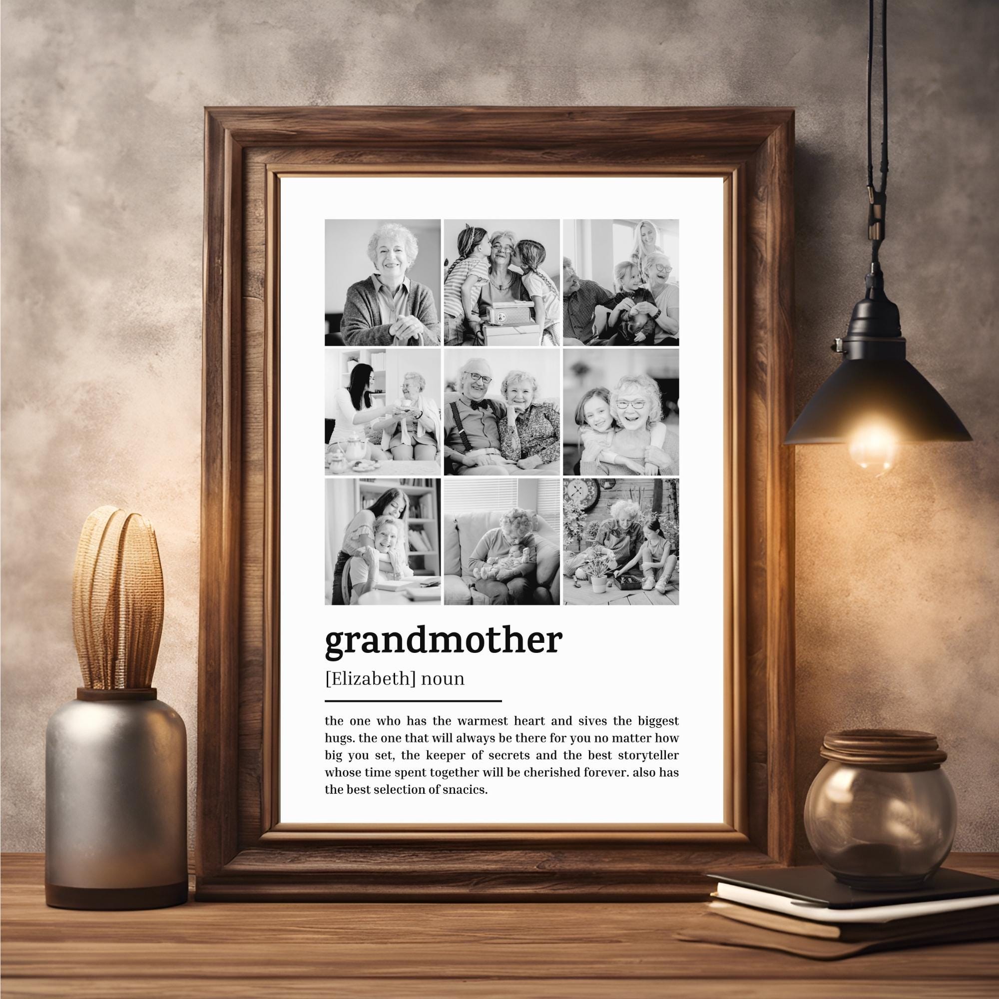Personalized Grandma Definition Template, Grandmother Definition Print ...