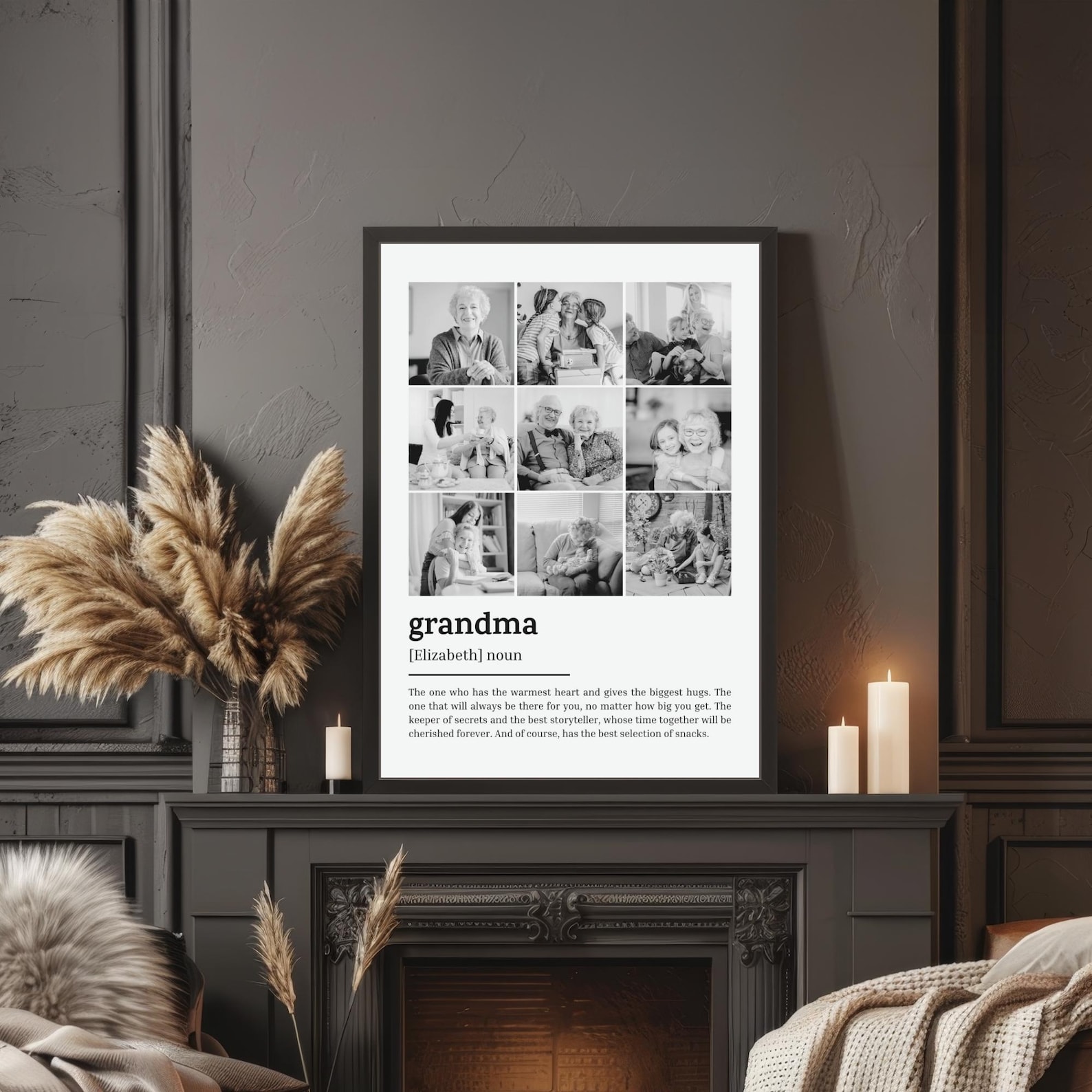 Personalized Grandma Definition Template, Grandmother Definition Print ...