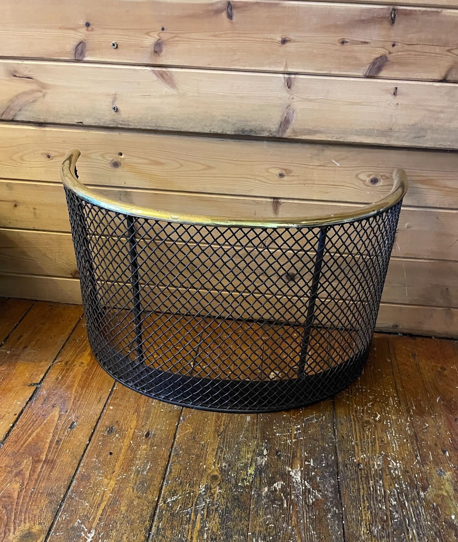 Fender for Fire Place C1930-1950 Old Antique Curved Fender 12x18 ...