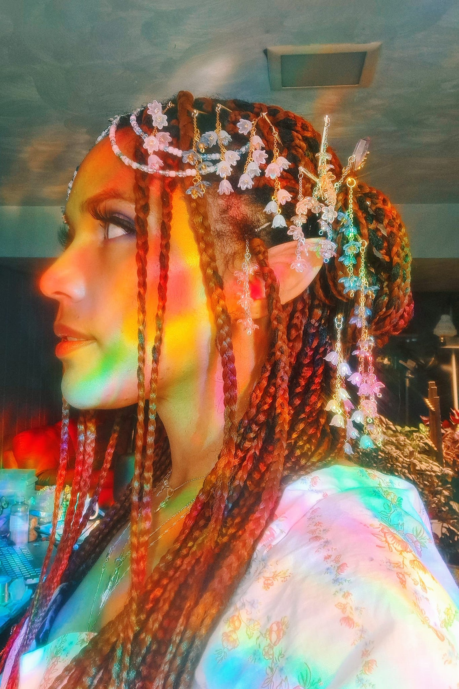 Dangle Flower Hair Sticks Lily of the Valley Metal Hanfu Pins - Etsy