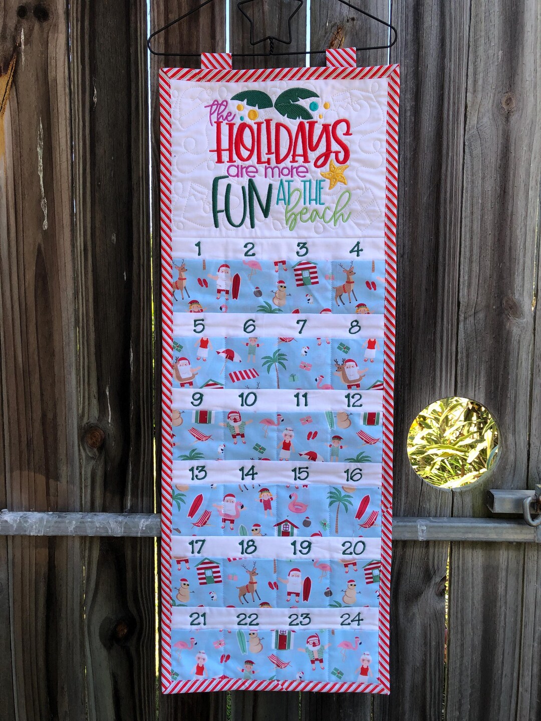 Beach Christmas Advent Calendar | Reusable Eco Friendly Christmas ...