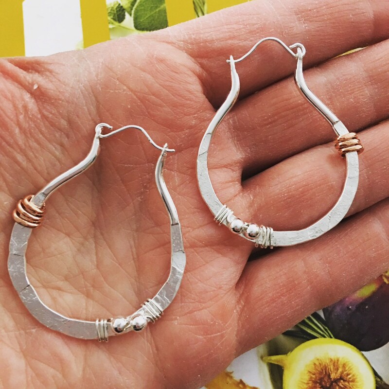 Rustic Earrings - Etsy