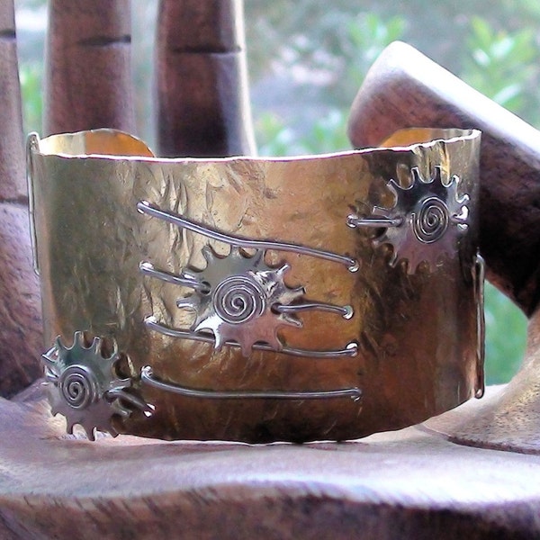 Rustic Cuff Bracelet - Etsy