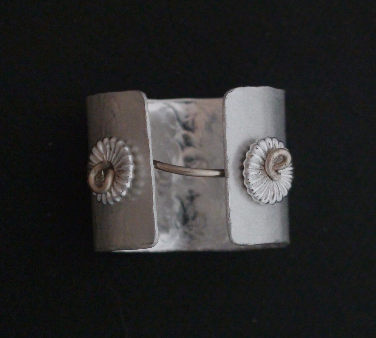 Wide Band Ring Cuff Ring Beaded jewelry Open Front Ring | Etsy