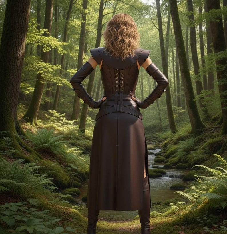 Genuine Leather Valkyrie Warrior Costume | Epic Armored Gladiator Dress ...