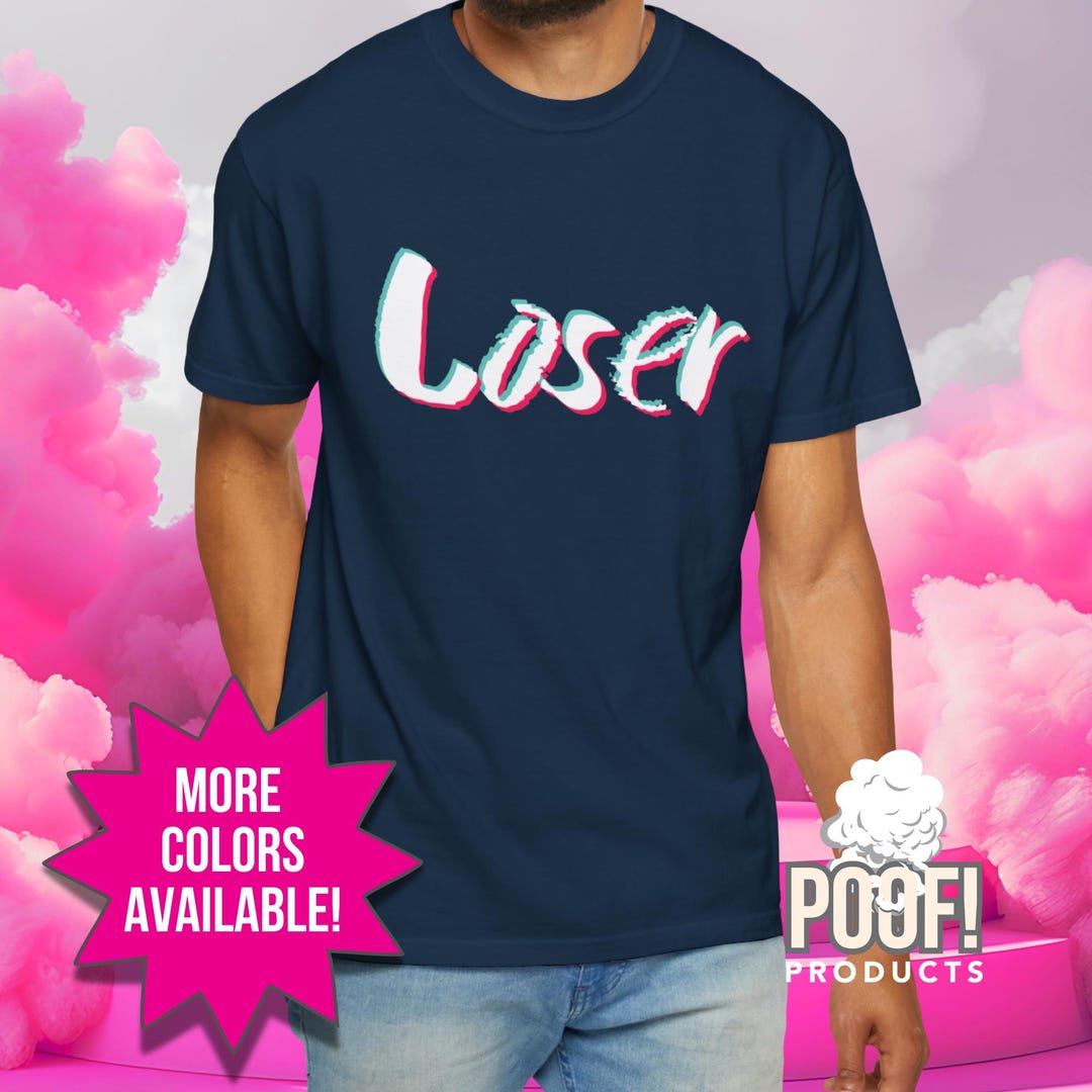 90s Slacker T-shirt Loser VCR Glitch Style Retro Gift Plus Size ...