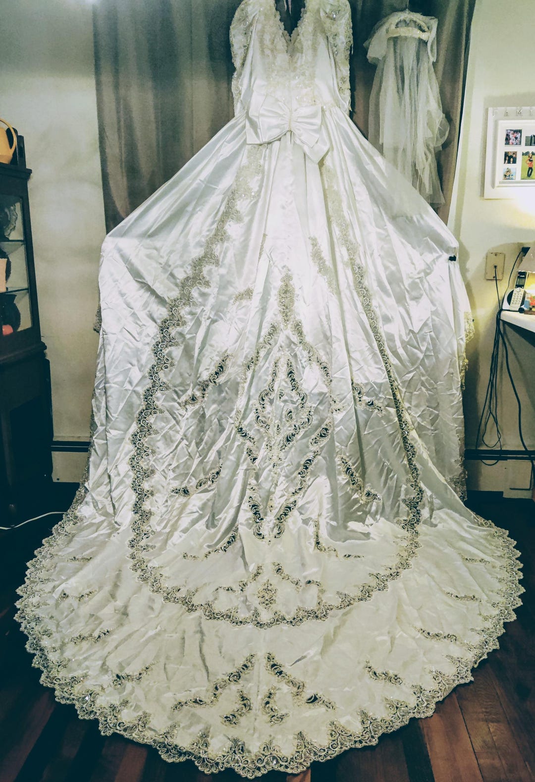 Stunning 1980's Mori Lee Bead Embellished Wedding Gown/size 12 - Etsy