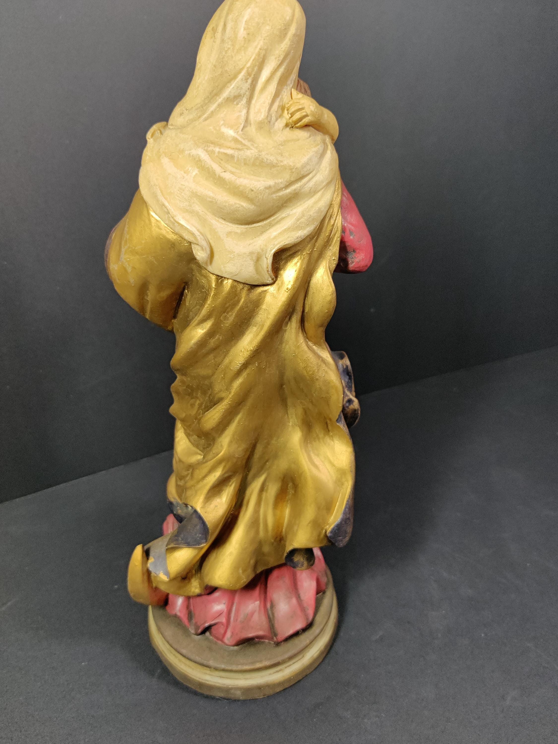 Vintage Virgin Mary Statue , Autom, China/ 10" - Etsy