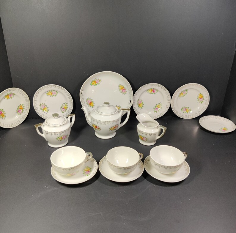 RARE, 15 Piece Collection of Antique Bone China Dishes - Etsy