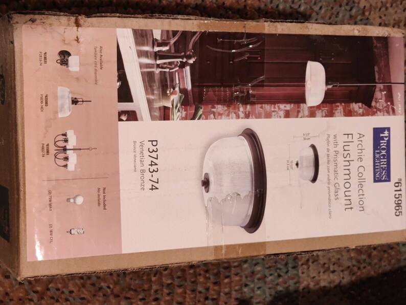 Ceiling Mount Light Fixture, Brand New in Box - Etsy