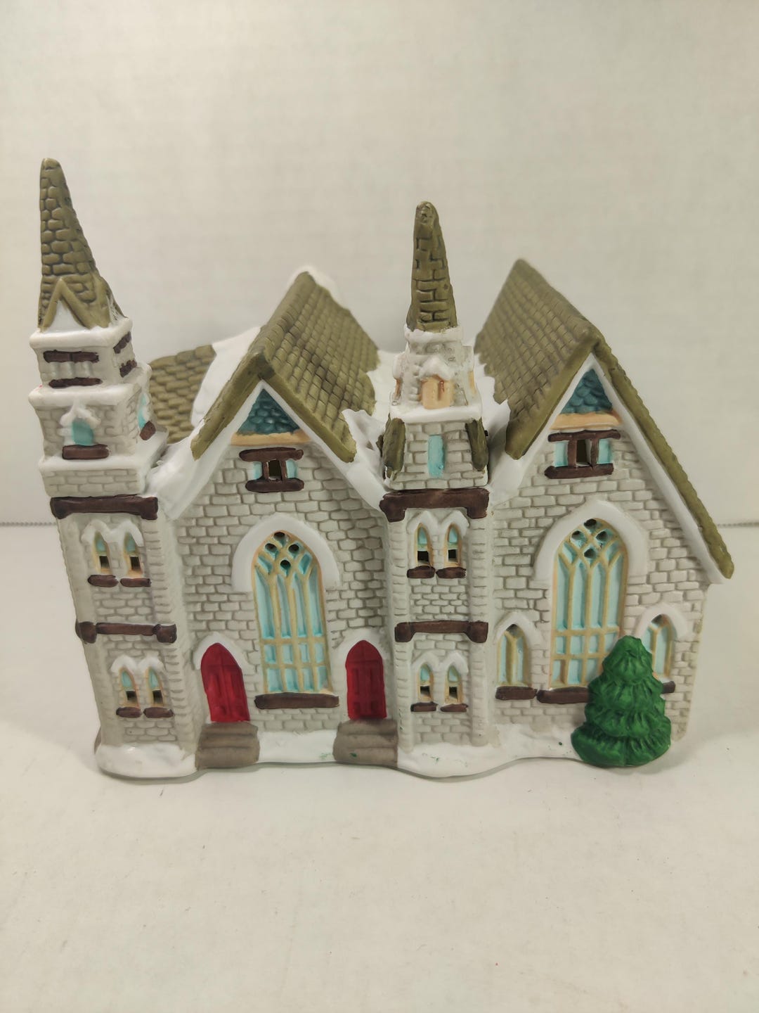 Vintage Dickens Keepsake Ceramic Light up Church - Etsy
