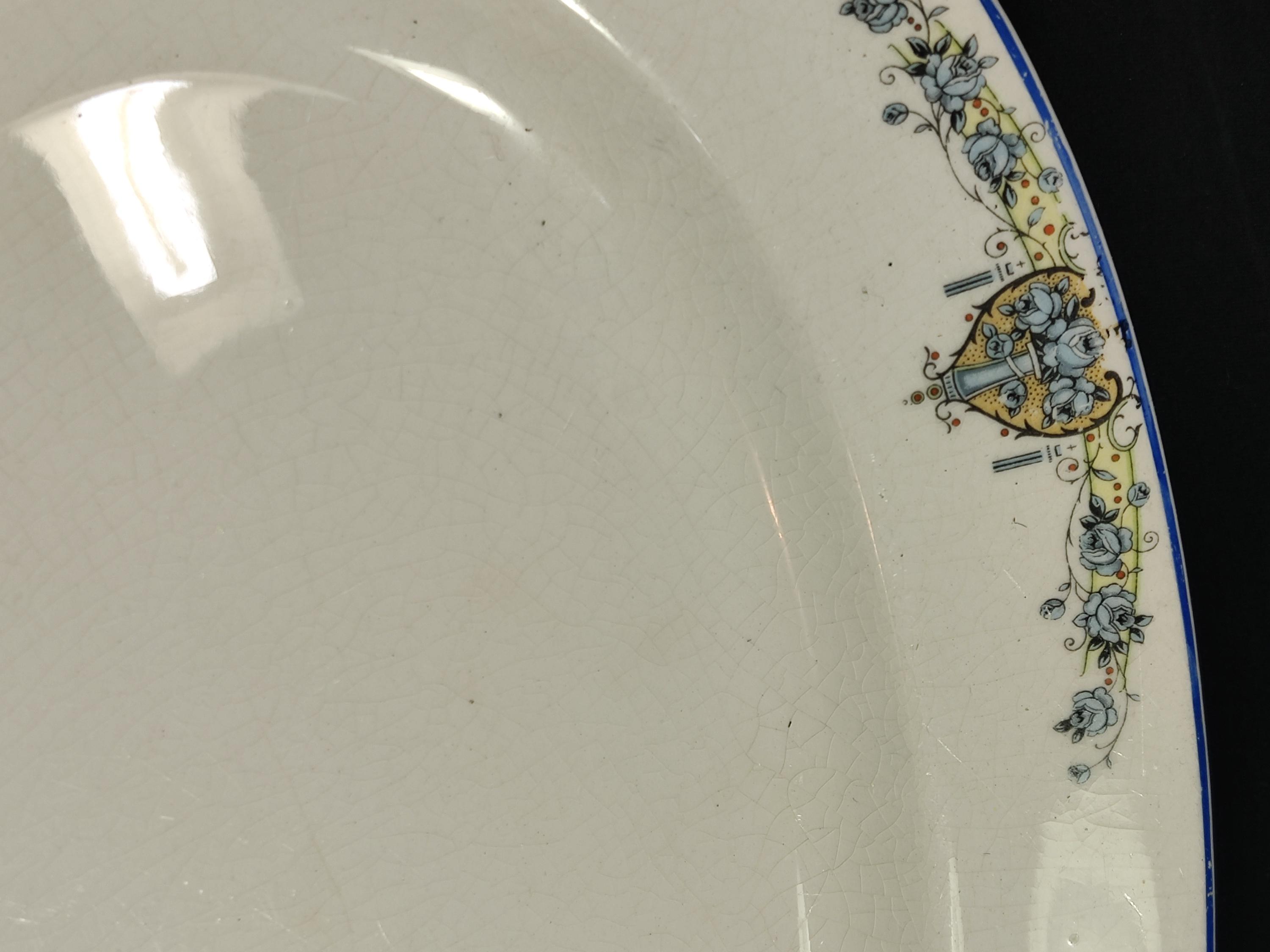 Vintage Taylor Smith Taylor Stoneware Platter - Etsy