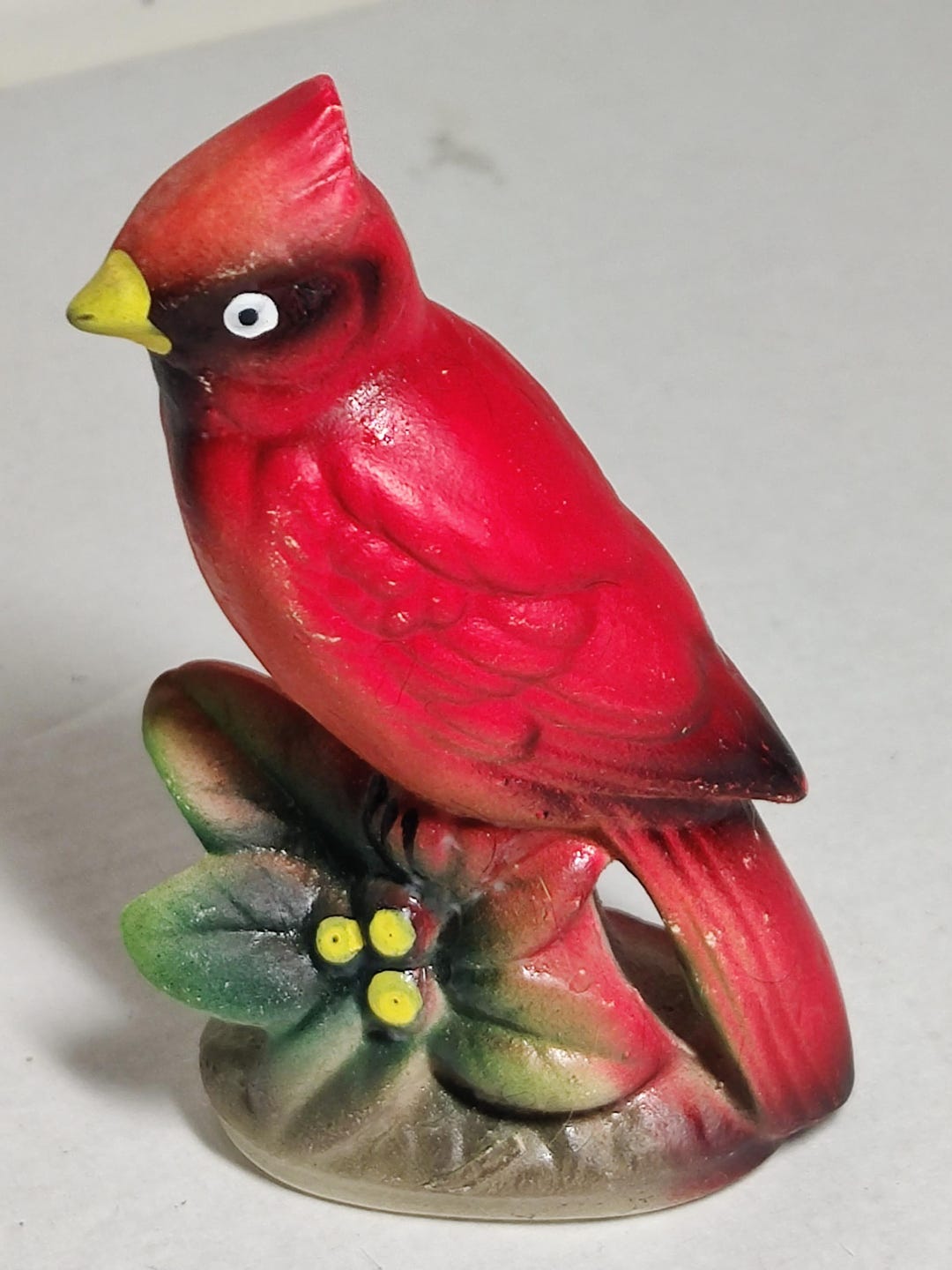Japanese Vintage Cardinal Bird Figurine - Etsy