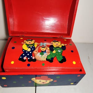 Antique Wooden Hinged Nesting Toy Boxes, Set of 3 - Etsy