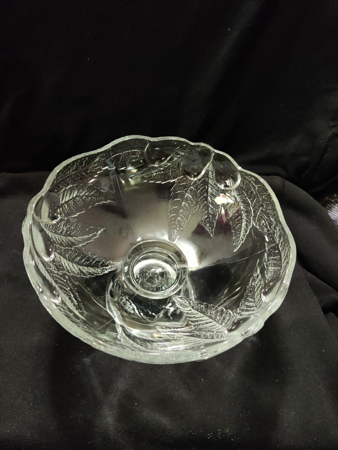 Vintage Teleflora Crystal Footed Bowl - Etsy
