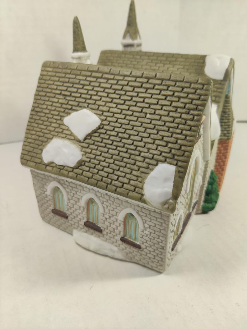 Vintage Dickens Keepsake Ceramic Light up Church - Etsy